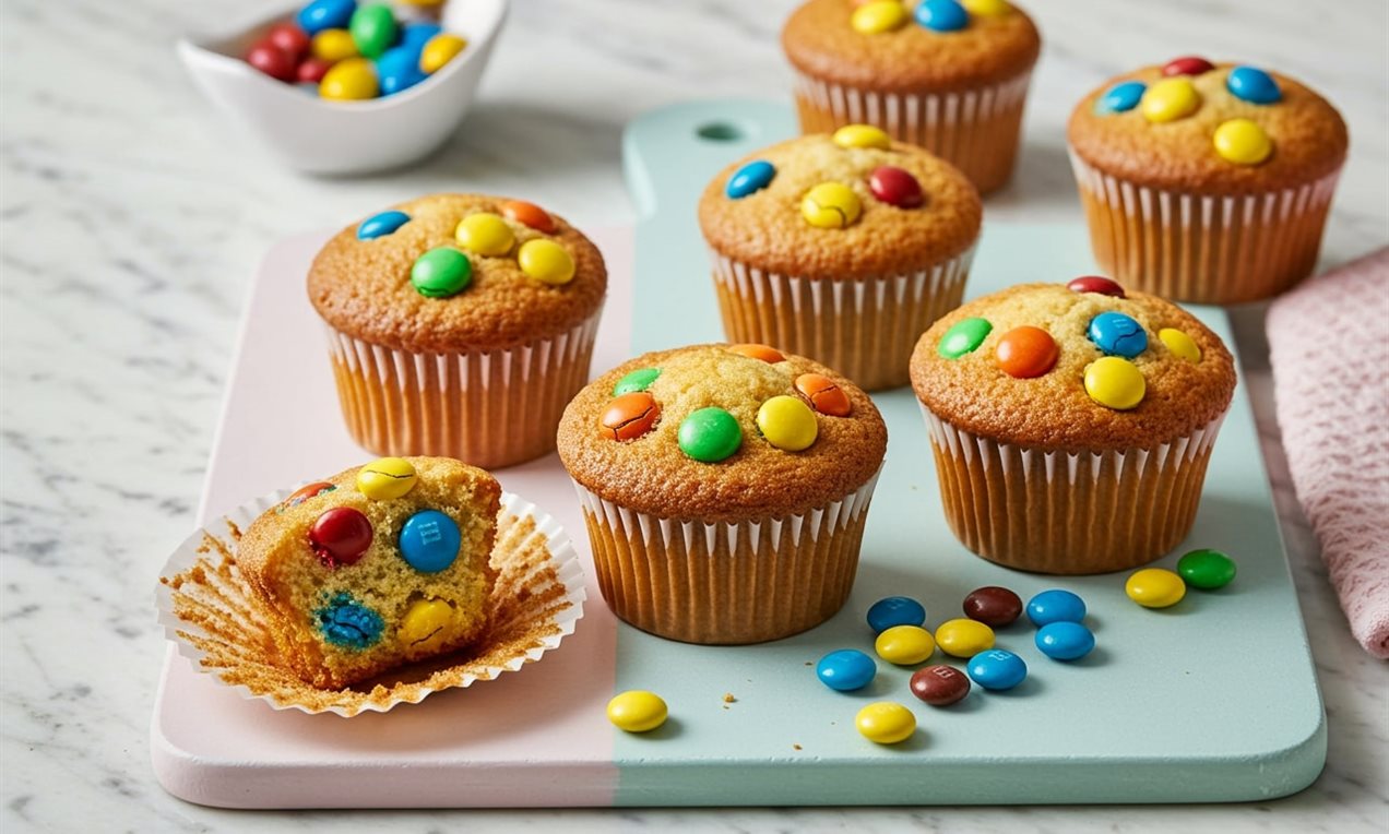 M&M Muffins Recipe | Dr. Oetker