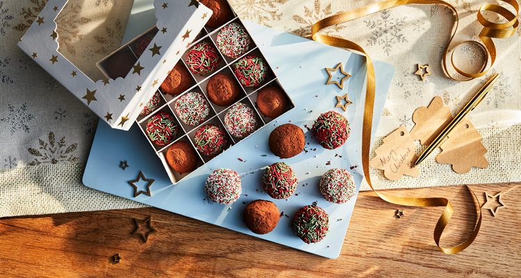 Christmas chocolate store